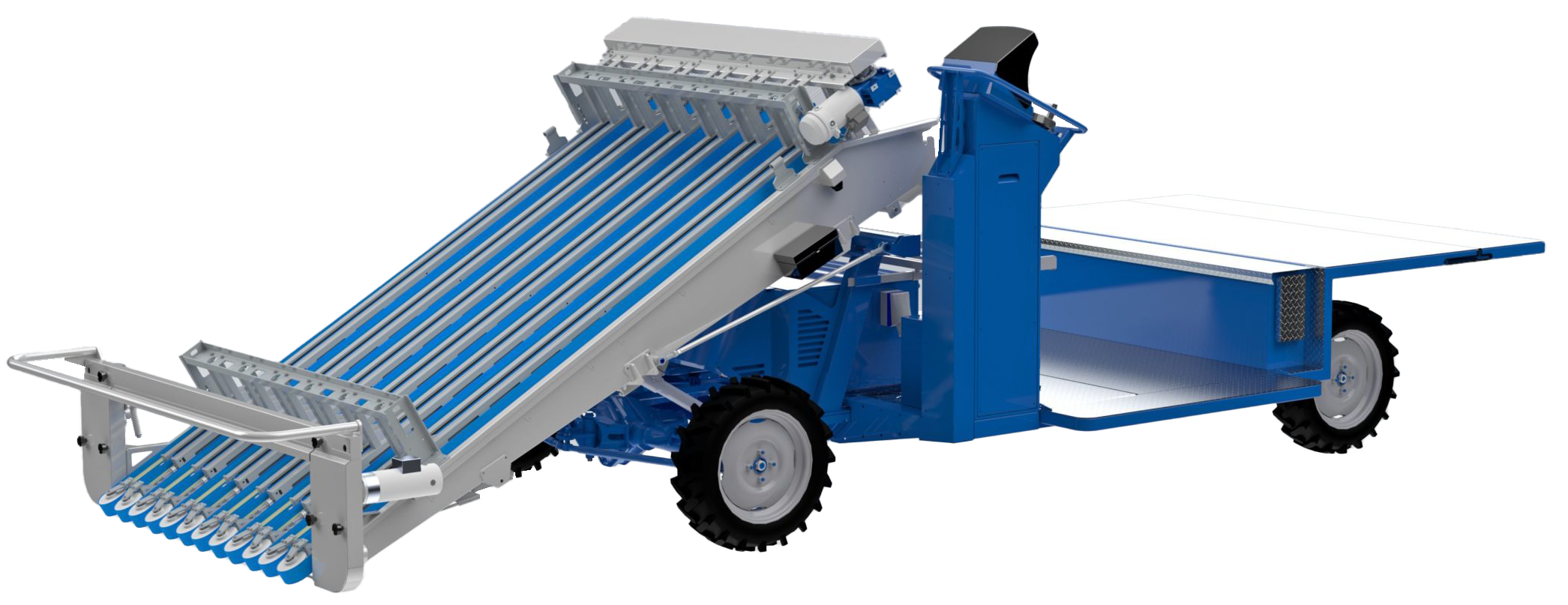 Compact harvesters for leafy vegetables with a perfect result